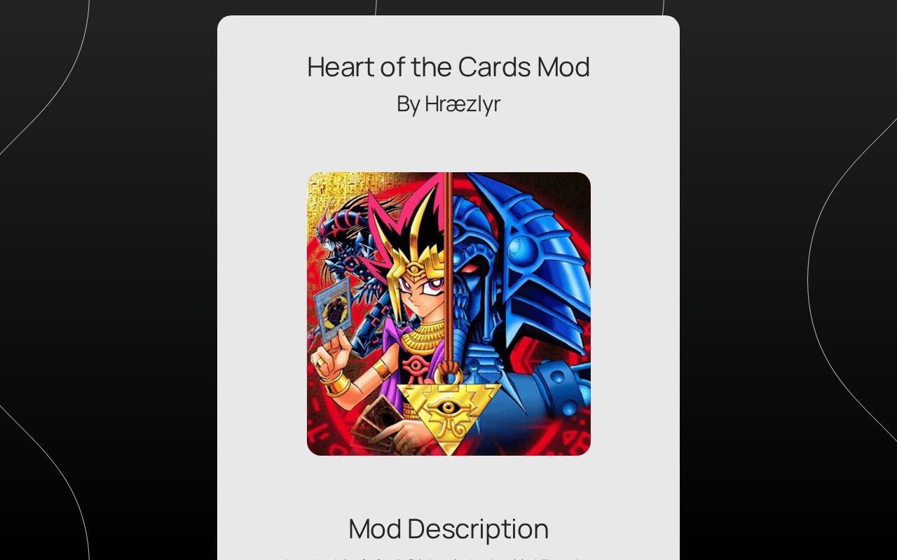 Heart of the Cards Mod